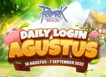 RAGNAROK : FOREVER LOVE | Daily Login - Agustus 2022
